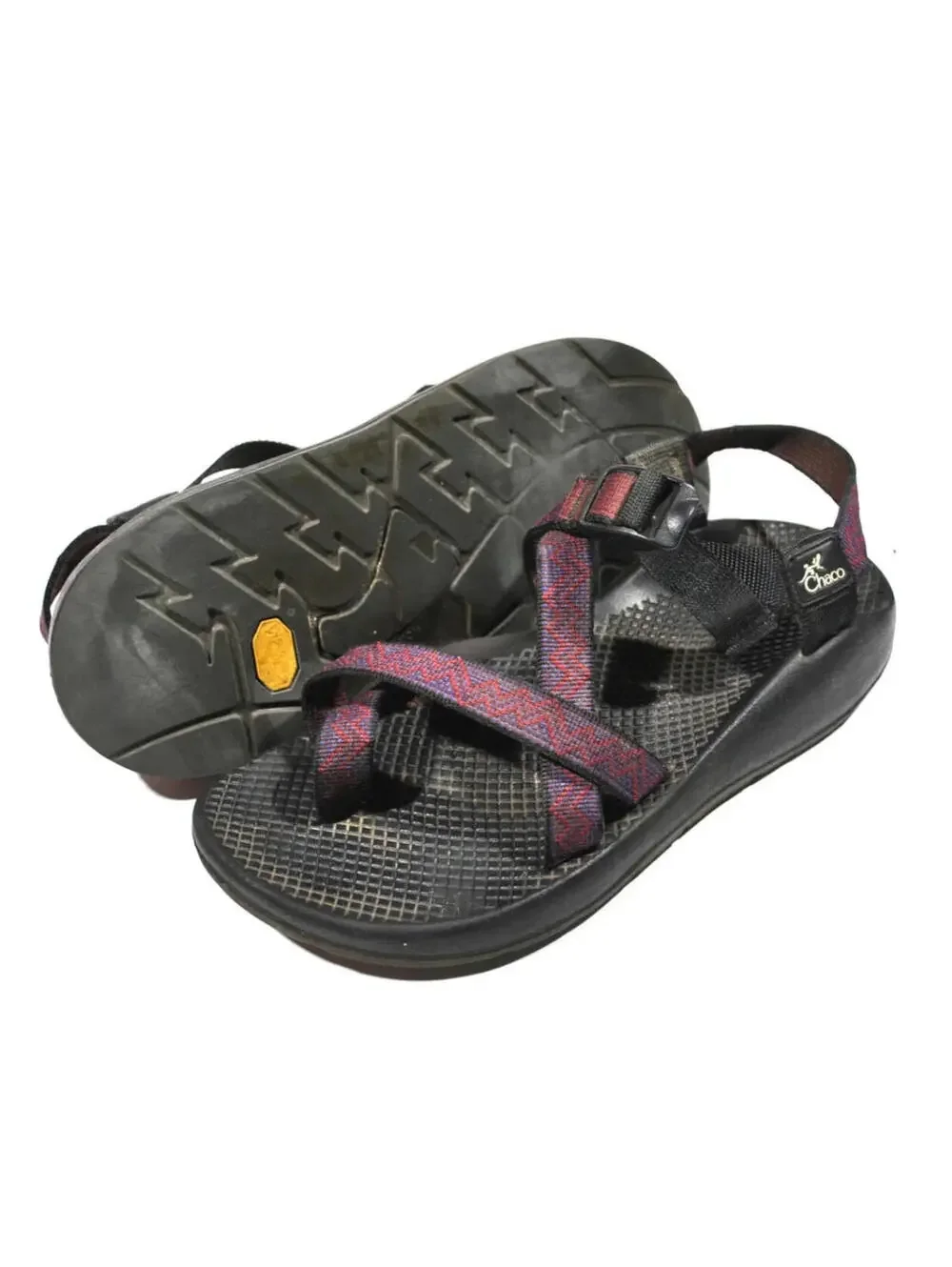 Chaco | Shoes | Vintage Chacos Pattern Made In Usa Vibram Rubber Strap ...